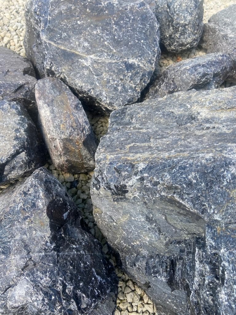 Black Ice Boulders - Ohio Green Works LLC - Professional Landscape ...